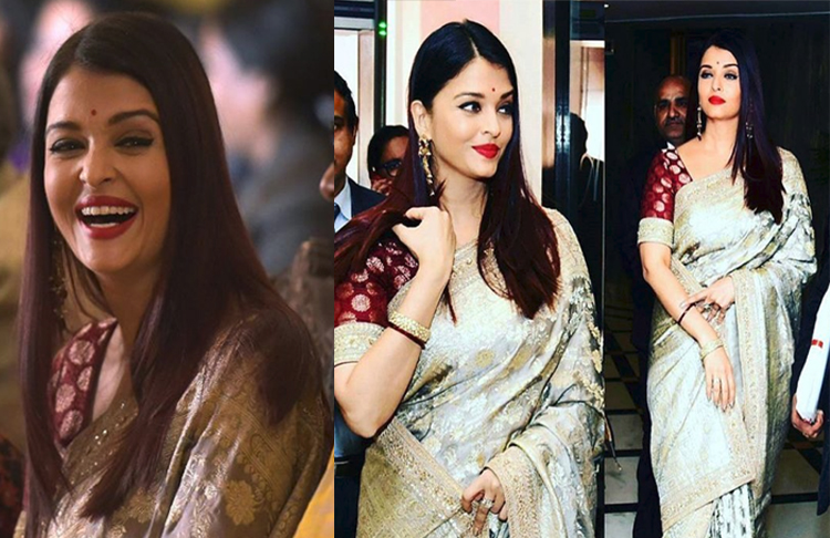 Aishwarya Rai Bachchan’s pics in saree will leave you mesmerised!